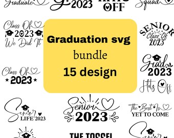 Graduation SVG Bundle, Graduation Stickers, , Digital Download, Cut ...