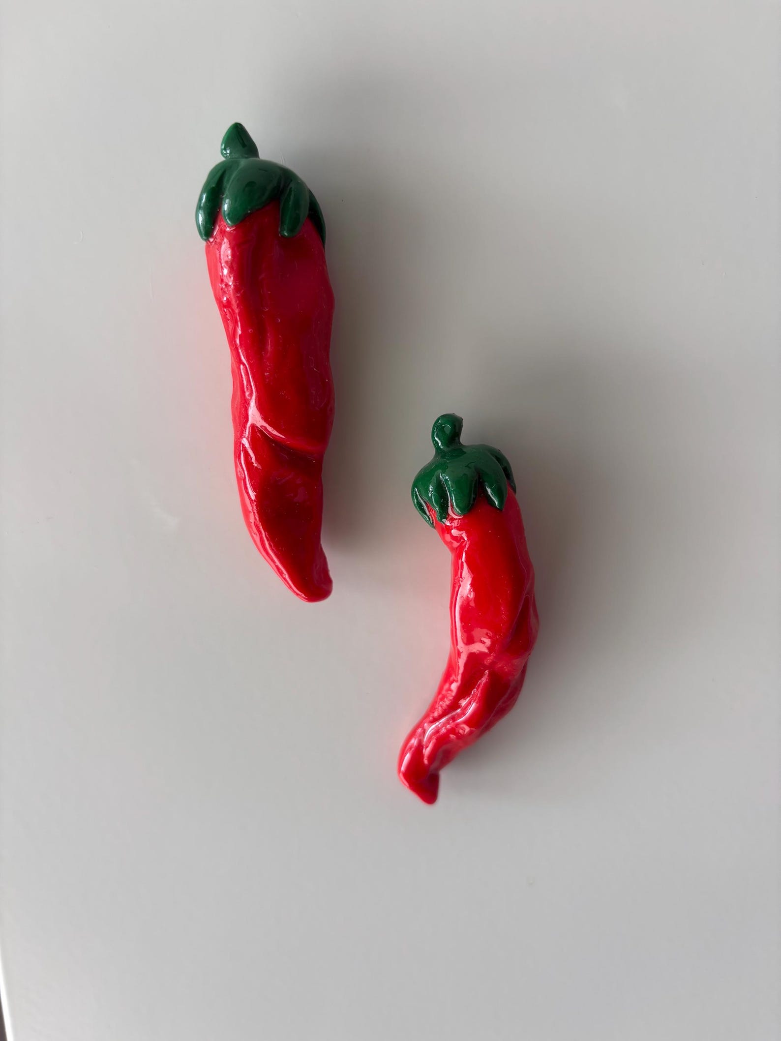Handmade Chili Pepper Magnet – Polymer Clay Fridge Magnet in Assorted ...