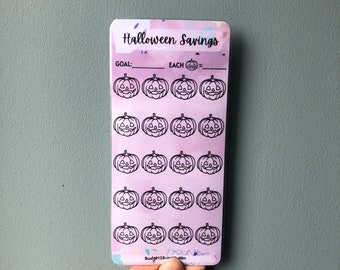 Halloween Beetlejuice Budgeting Cash Stuffing Savings Challenge A6 - Etsy