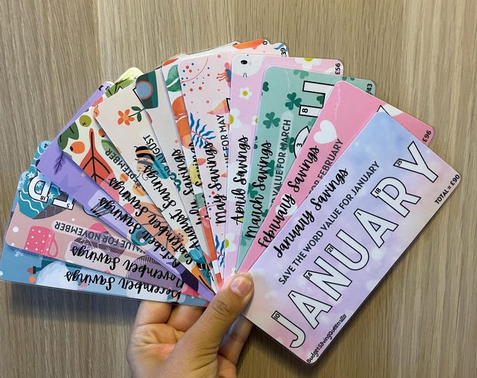 Year in Saving Challenge, Months of the Year, Save the Word, Fun ...