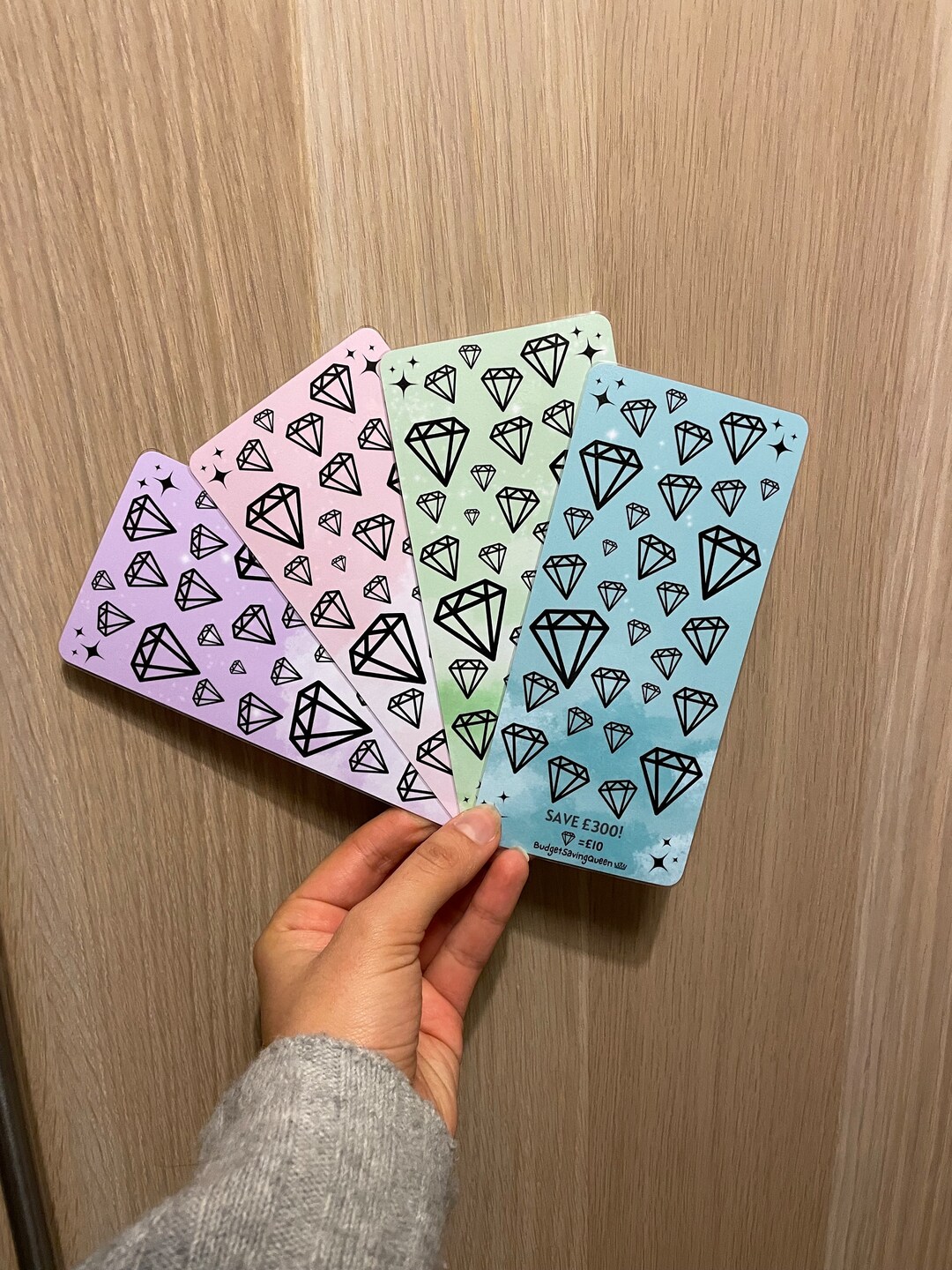 Save the Diamonds Savings Challenge, Low Budget Savings Tracker, A6 ...