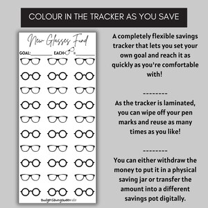 New Glasses Tracker, Eyeglasses Savings Challenge, Opticians Budget ...