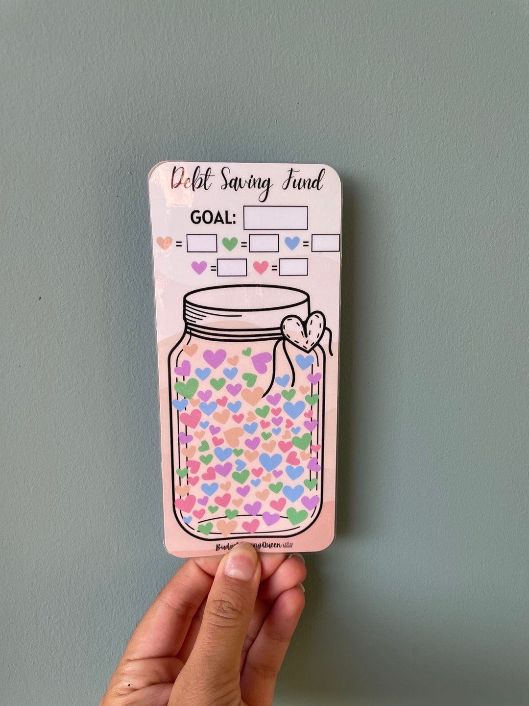 Debt Payoff Tracker, Debt Savings Challenge, Money Jar, A6 Cash ...