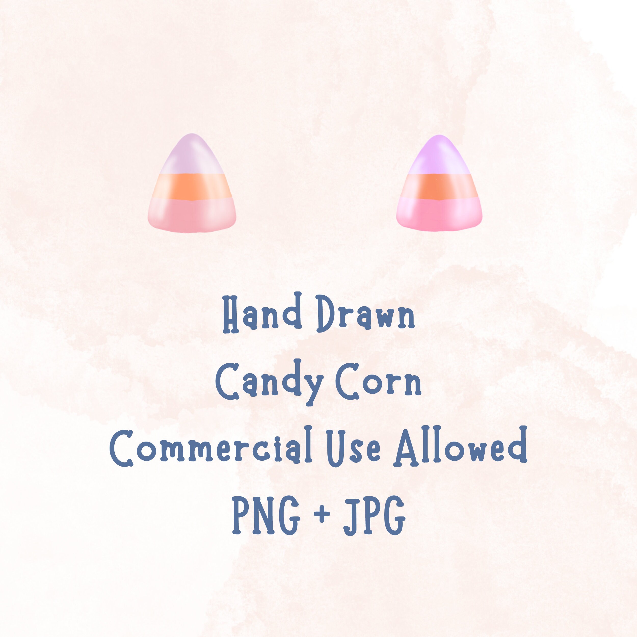 Pastel Candy Corn Clip Art PNG JPG Pasteloween Halloween Transparent ...