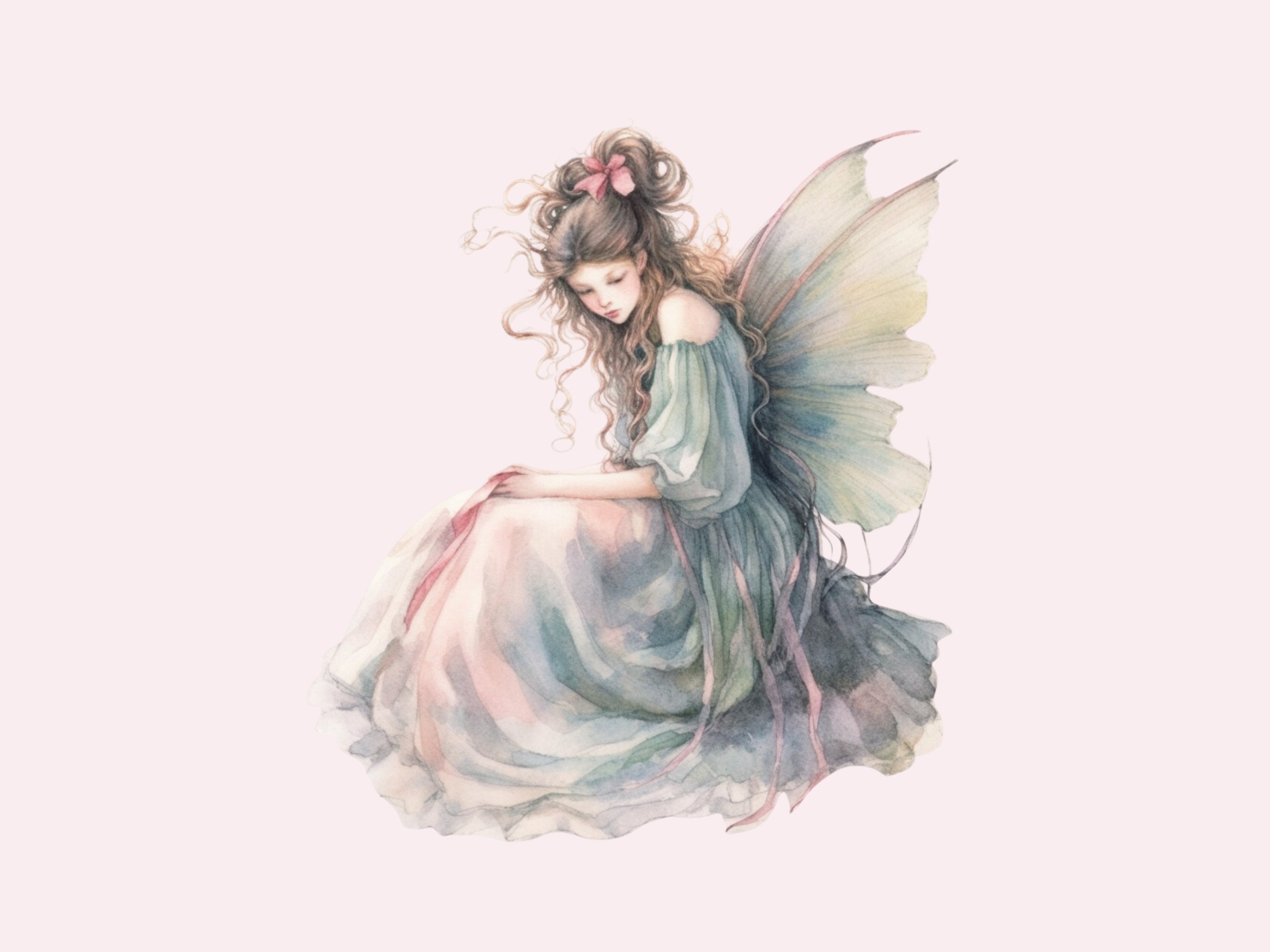 Fairies Clip Art Set 5 Images 5 PNG Transparent Background 5 JPG ...
