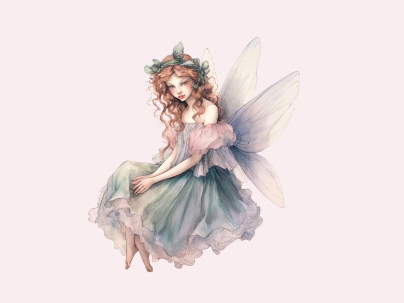 Fairies Clip Art 5 PNG Transparent Background 5 JPG Instant Download ...