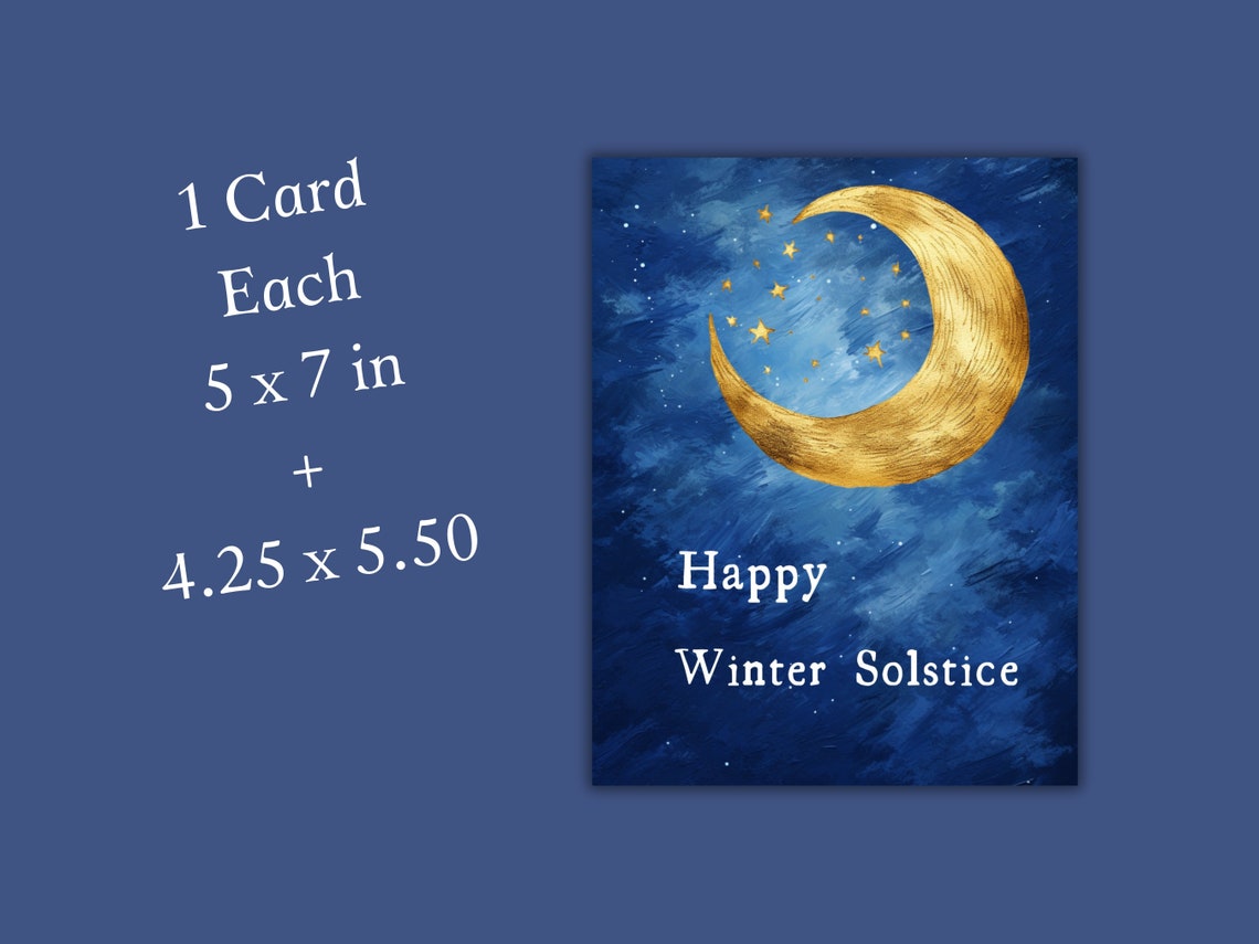 Winter Solstice Greeting Cards JPG Printable Winter Solstice Cards ...