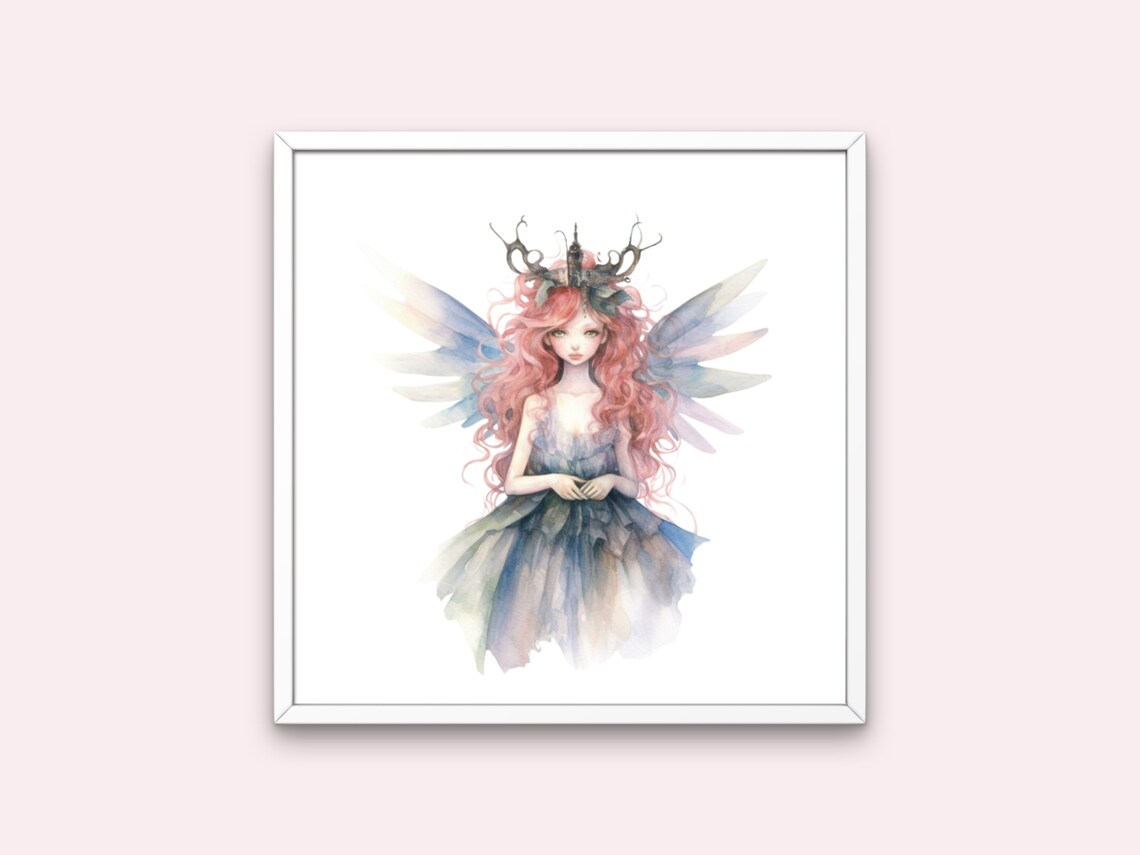 Fairies Clip Art Set 5 Images 5 PNG Transparent Background 5 JPG ...