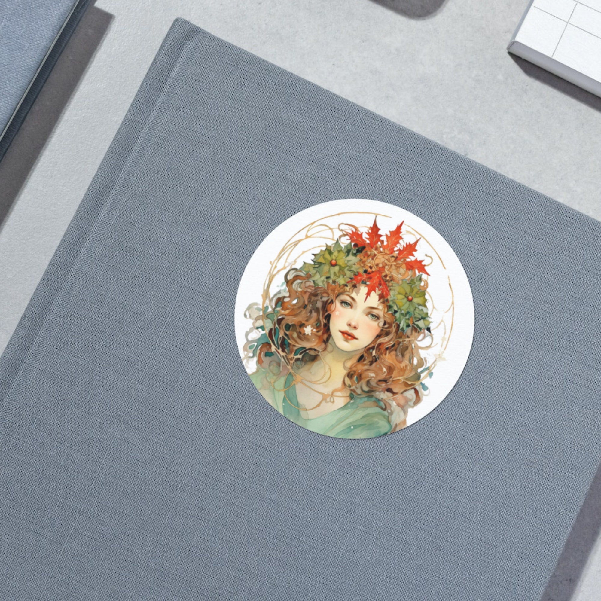 Yule Clip Art Snow Queen Celtic Clip Art Watercolor Clip Art Yule JPG ...