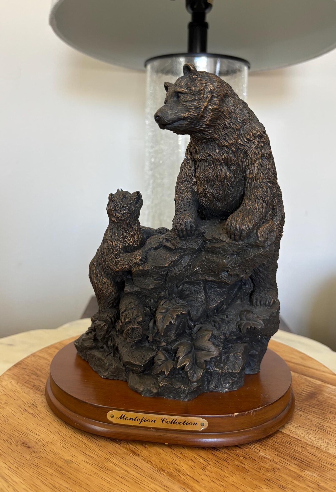 Vintage Montefiori Collection "bears in the Wilderness" Sculpture ...