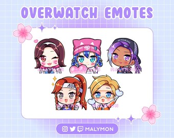 Overwatch Le Sserafim Emotes Twitch / Discord - Etsy