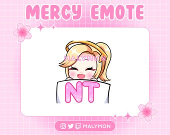 Kiriko Overwatch X Le Sserafim Love Heart Emote Kpop Cute Premade ...