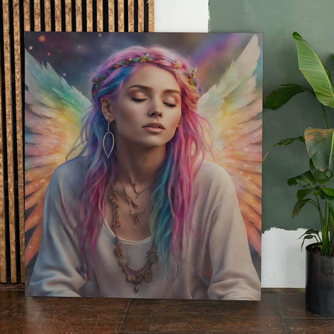 Angel Canvas Angel Print Angel Picture Angel Gift Angel - Etsy
