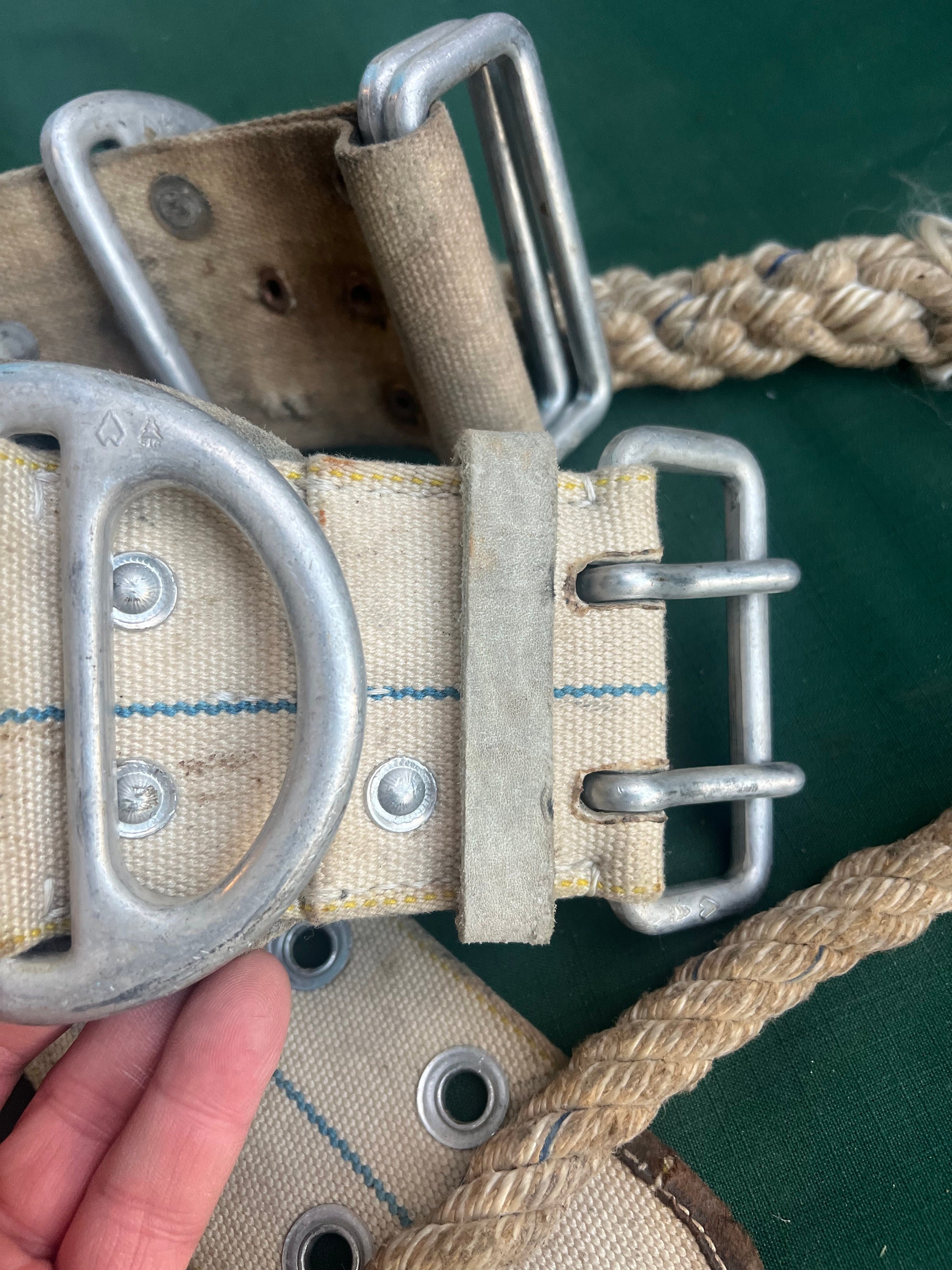 Rare Vintage Germany Fire Protection Feuerwehr Belts, Leather Belt With ...