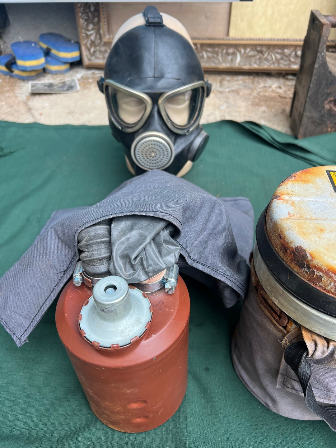 Vintage Insulating Gas Mask Set Very Rare Made in Ukraine - Etsy