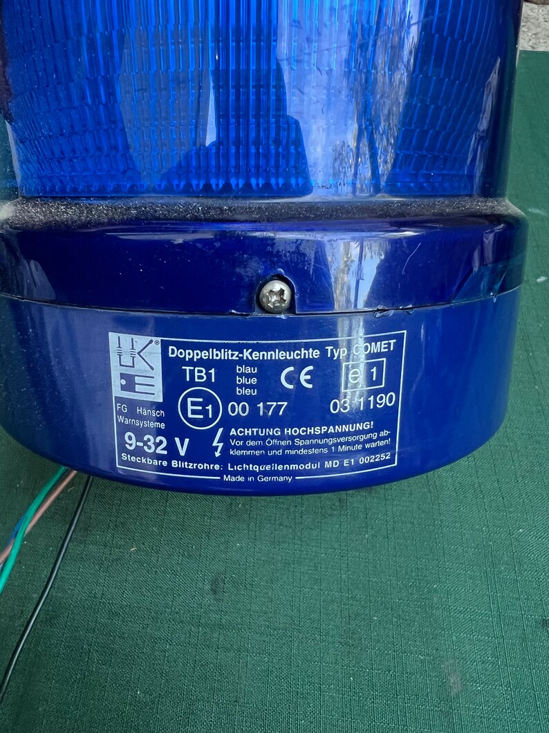 Signal Light Blue Flashing Beacon Emergency Ambulance Warning - Etsy