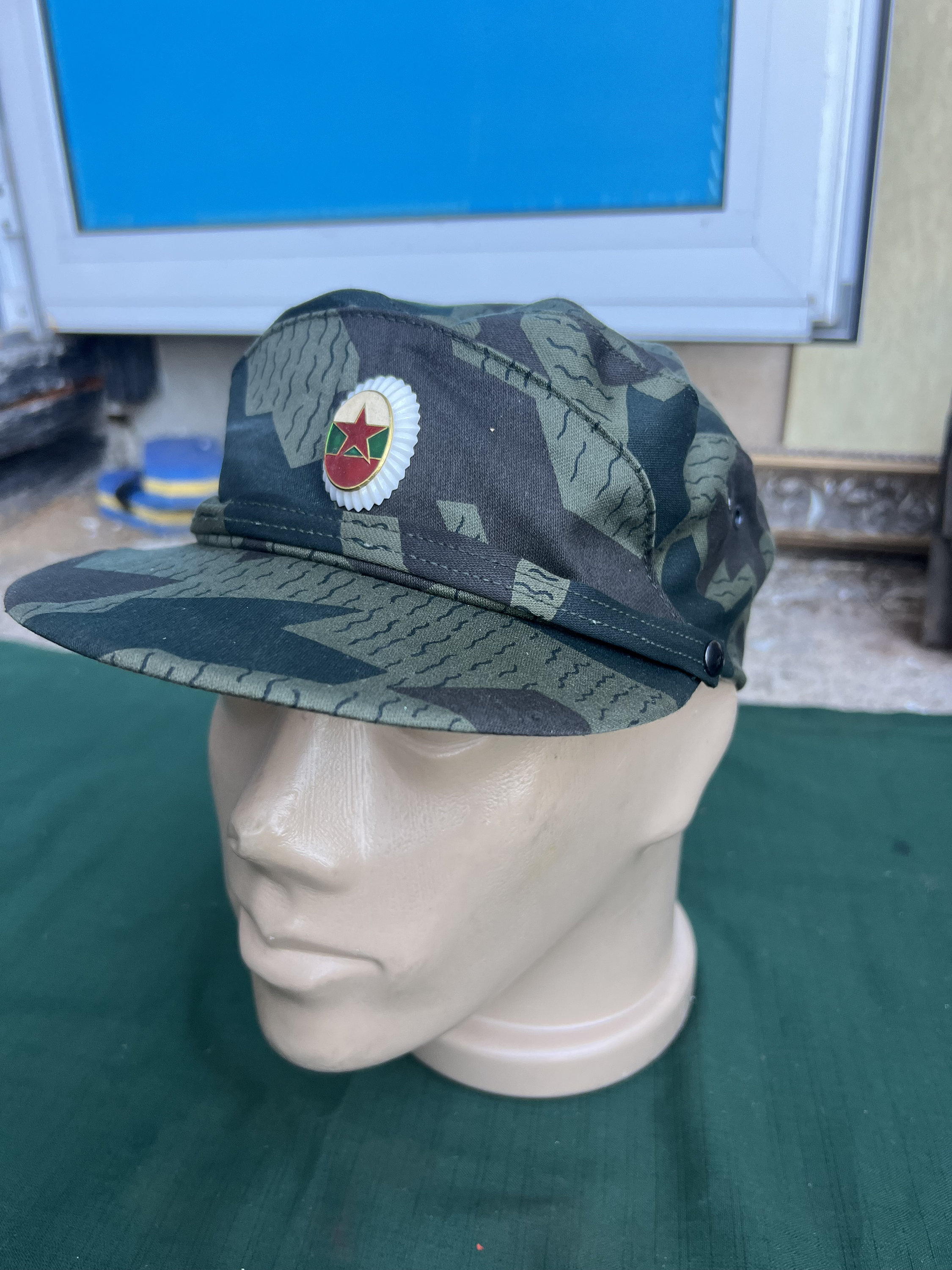 Vintage 80s Camouflage Cap, Original Bulgarian Army Cap, Military Camo ...