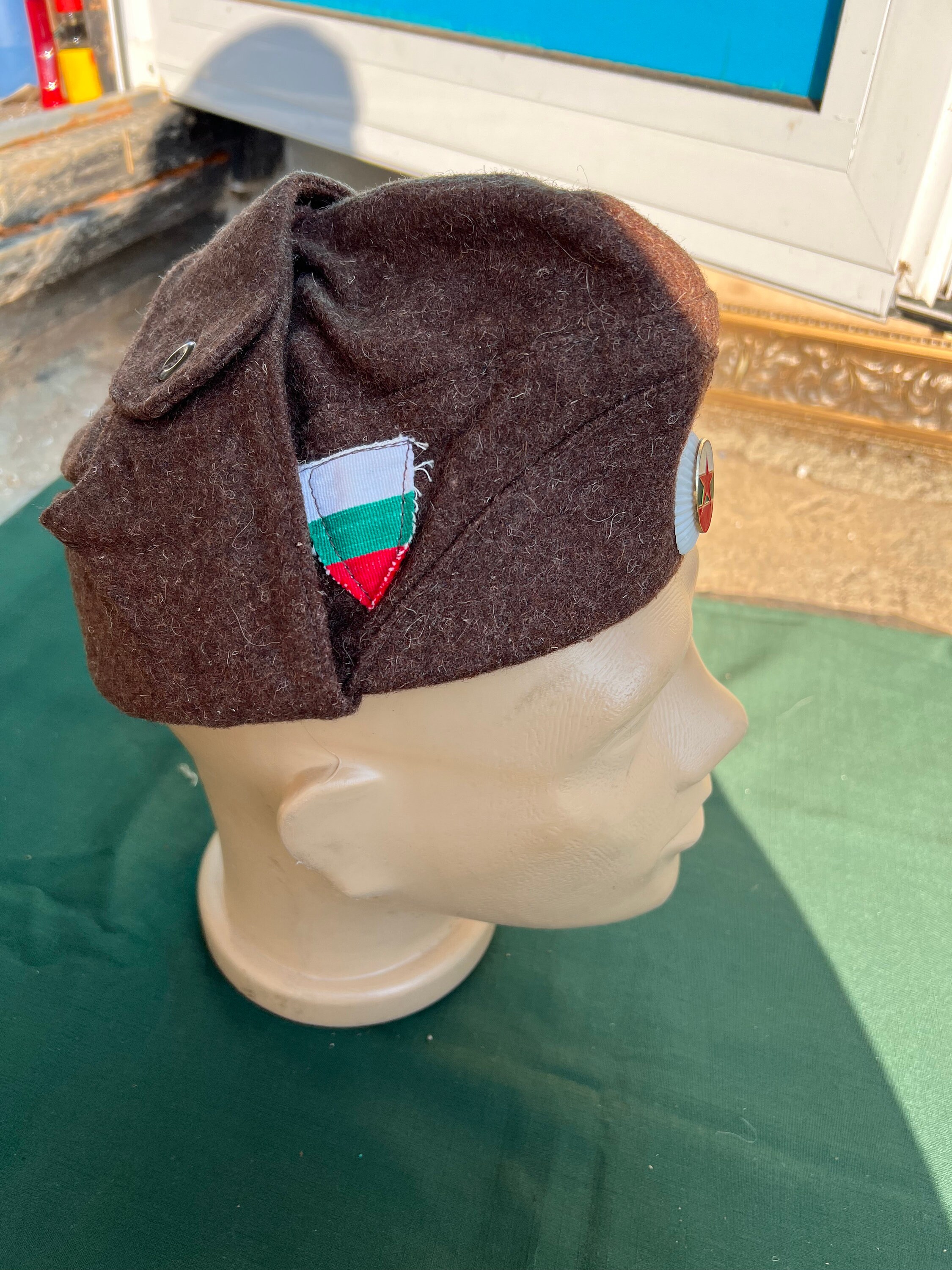 Old Bulgarian Army Soldier's Winter Hat Soldiehatsr's Cap of Bulgarian ...