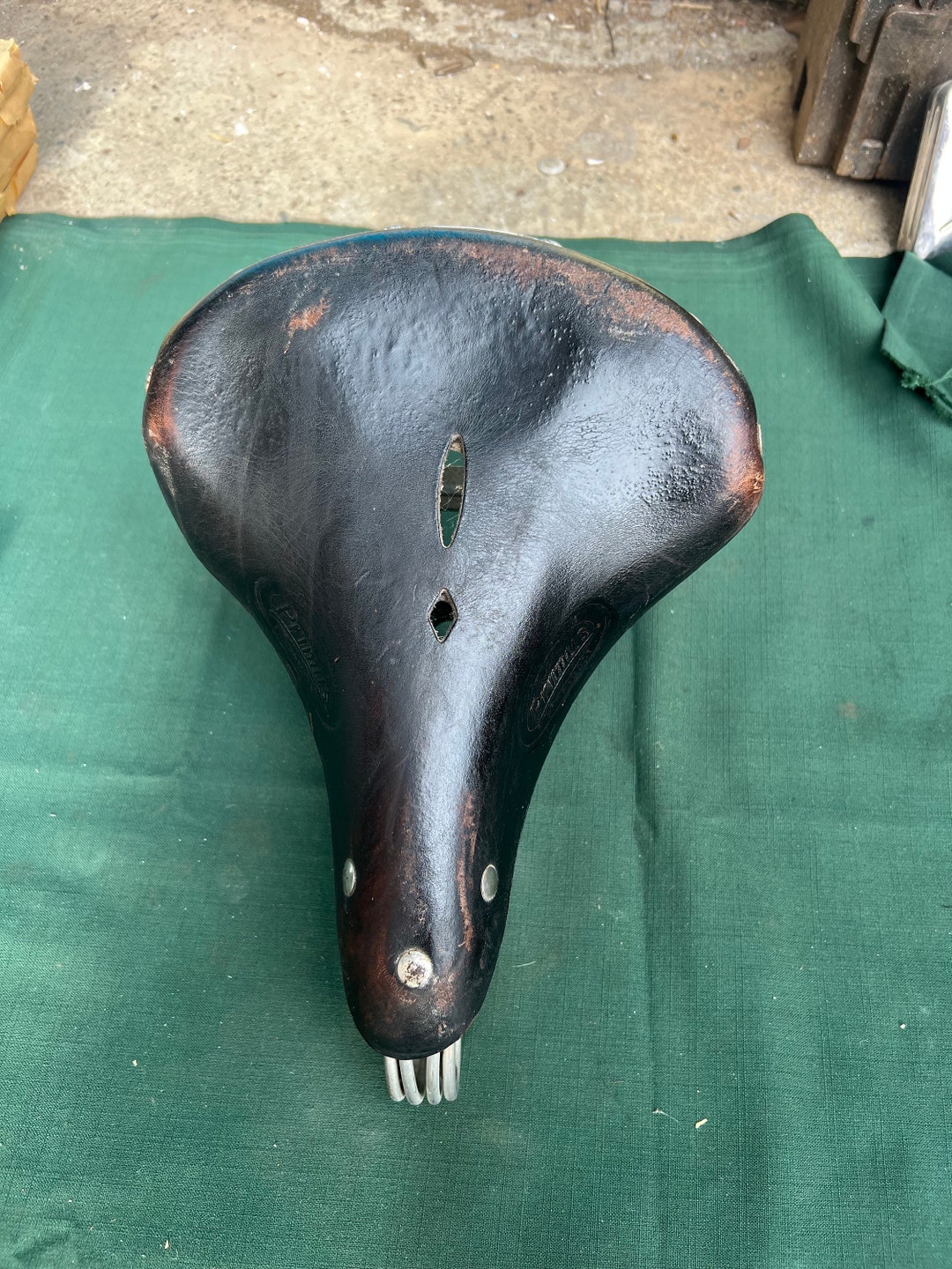 Vintage Lepper Primus Black Leather Saddle - Etsy