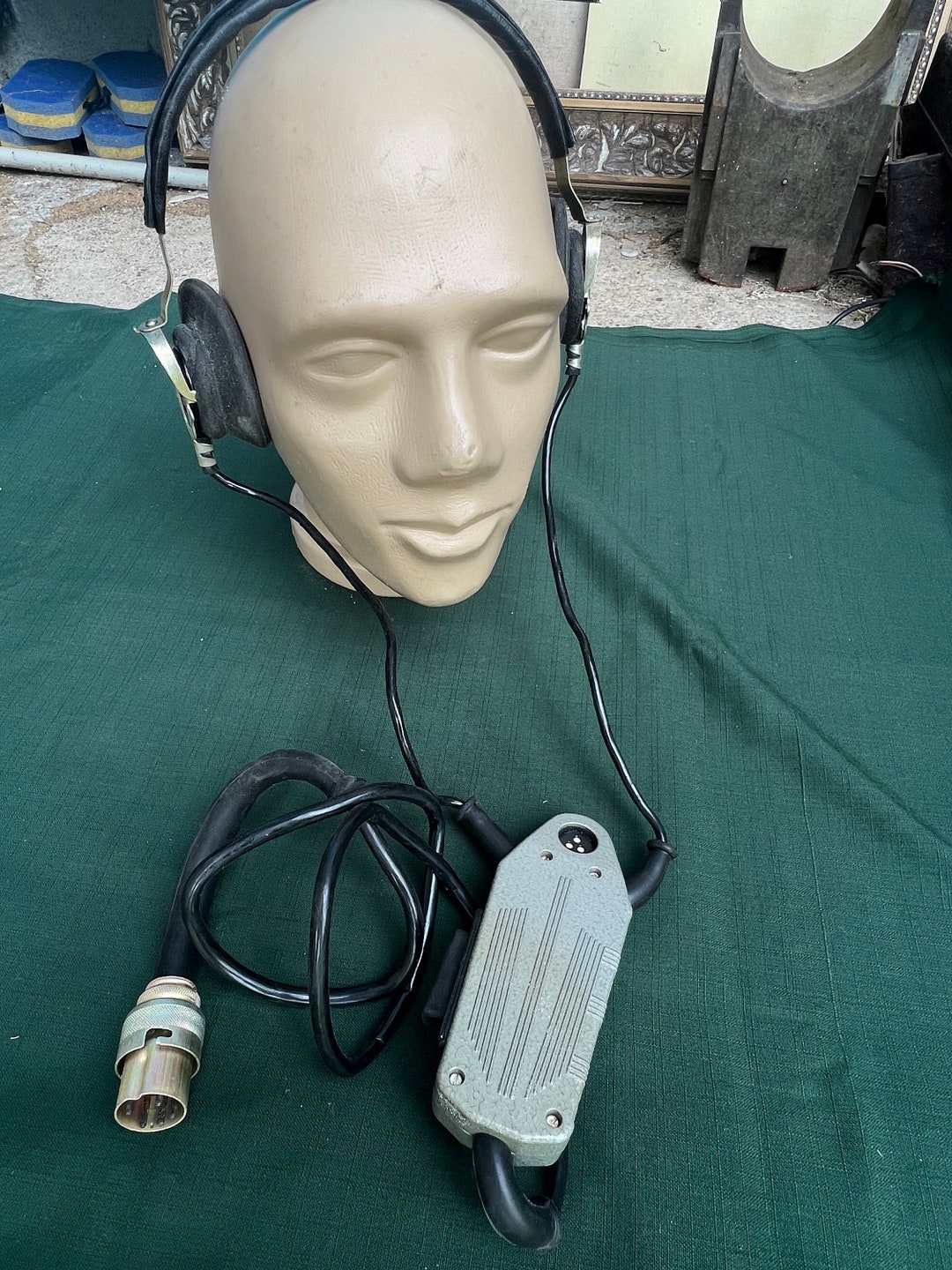 Soviet Russian Army Military Radio Transceiver Microphone Headset - Etsy