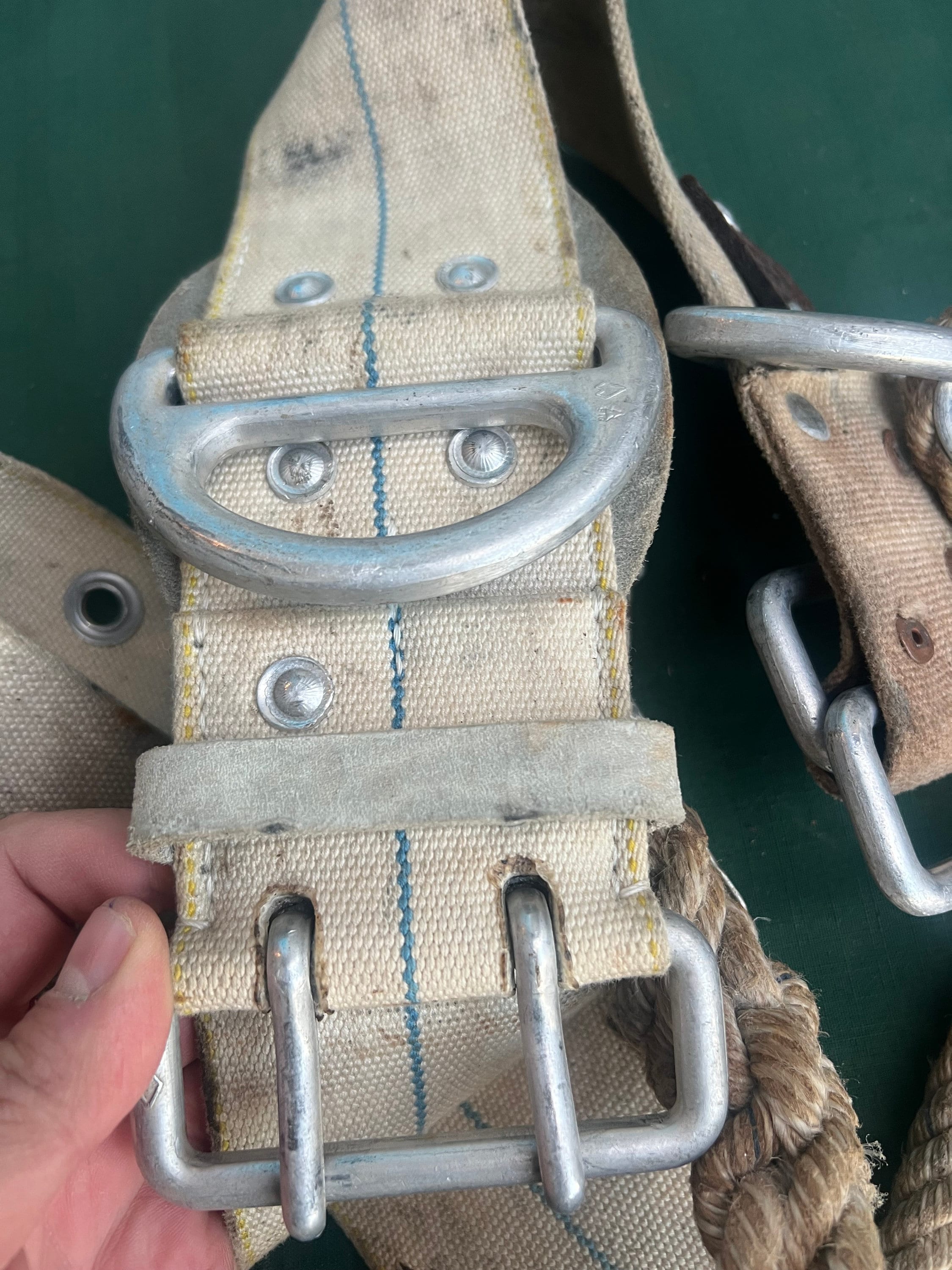 Rare Vintage Germany Fire Protection Feuerwehr Belts, Leather Belt With ...