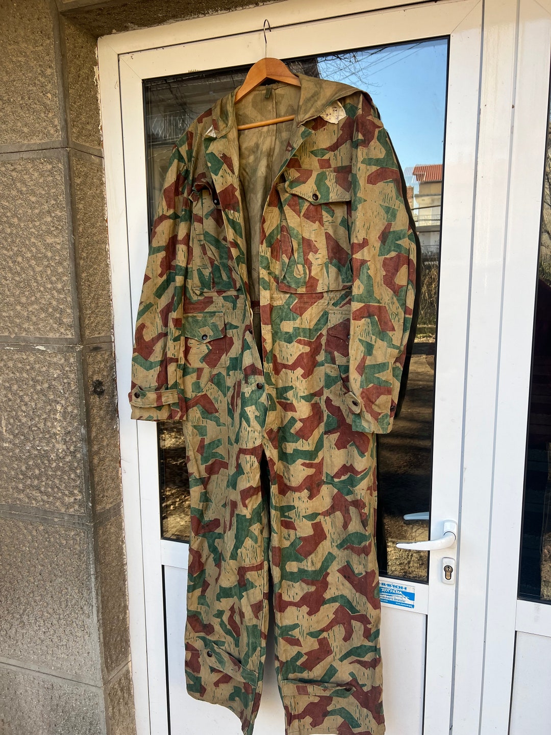 Bulgarian Army Camouflage Suit Coverall Jumpsuit 1953 - Etsy