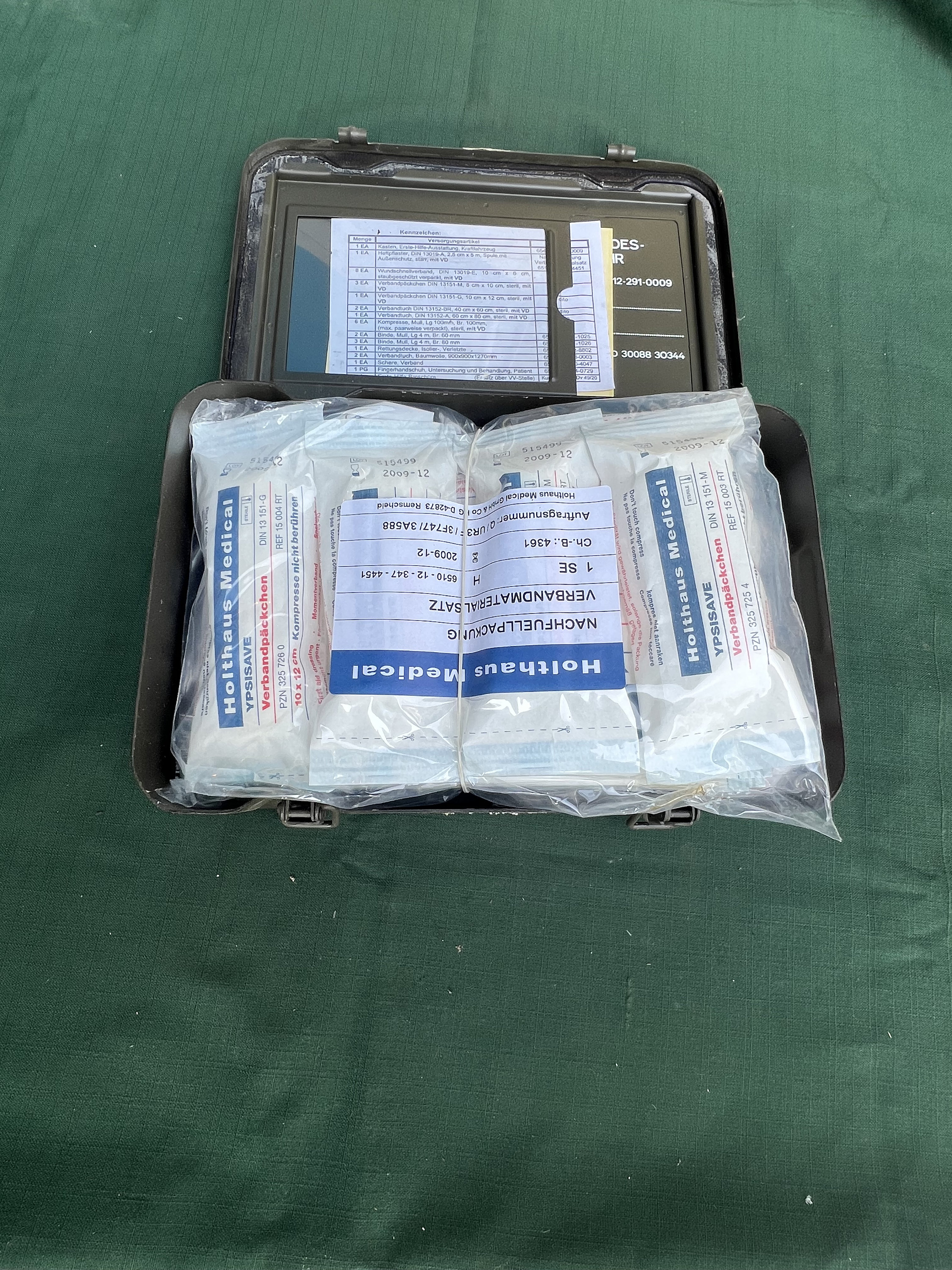 Vintage German Military First Aid Kit - Etsy