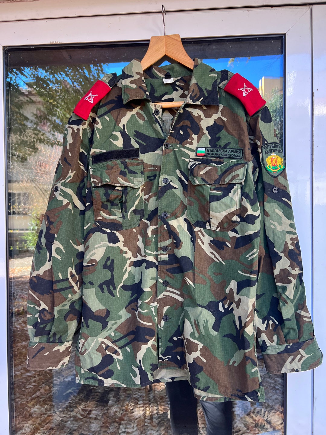 Vintage Bulgarian Armed Forces Uniform Green Retro Camouflage Army Men ...