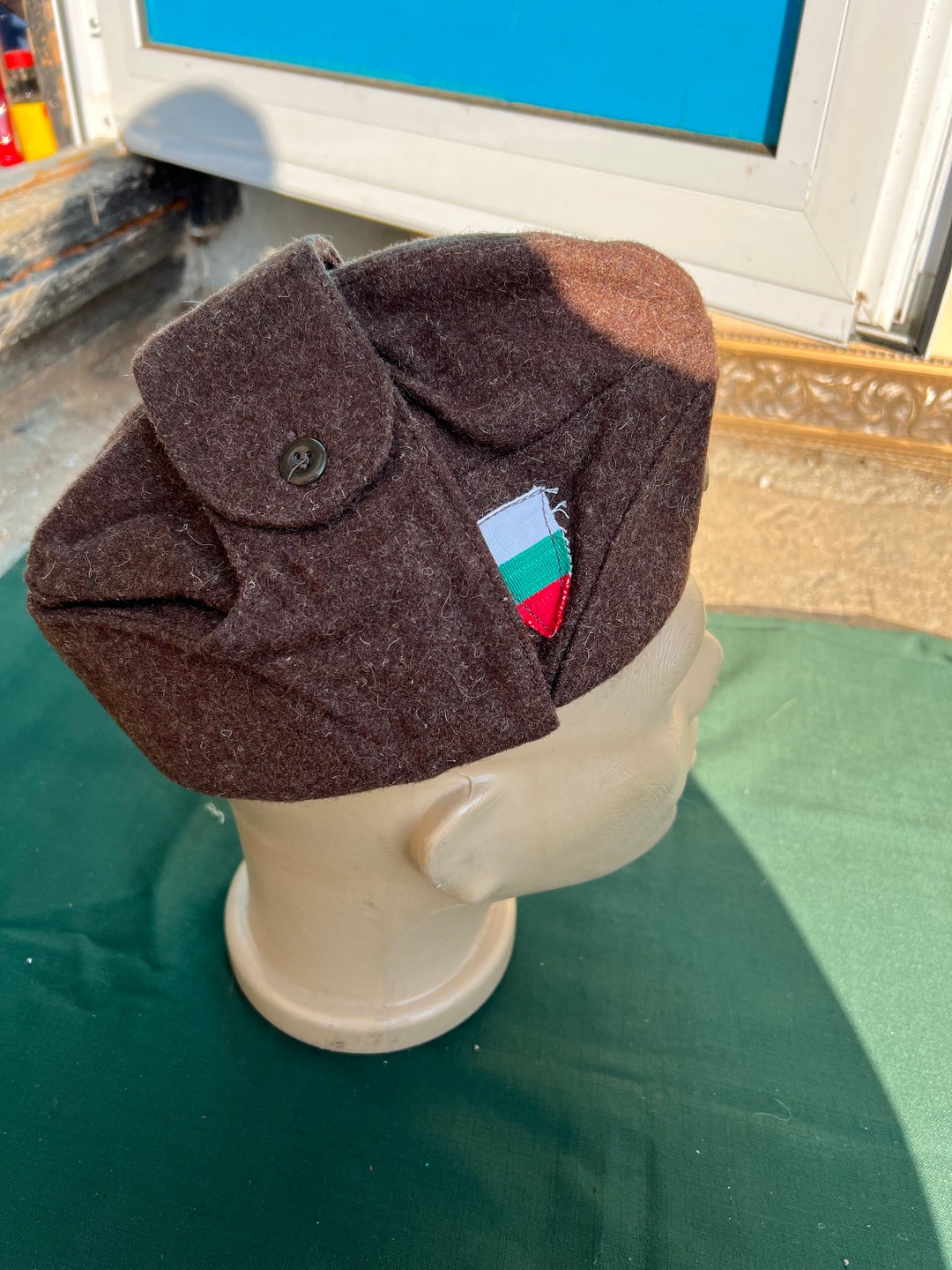 Old Bulgarian Army Soldier's Winter Hat Soldiehatsr's Cap of Bulgarian ...