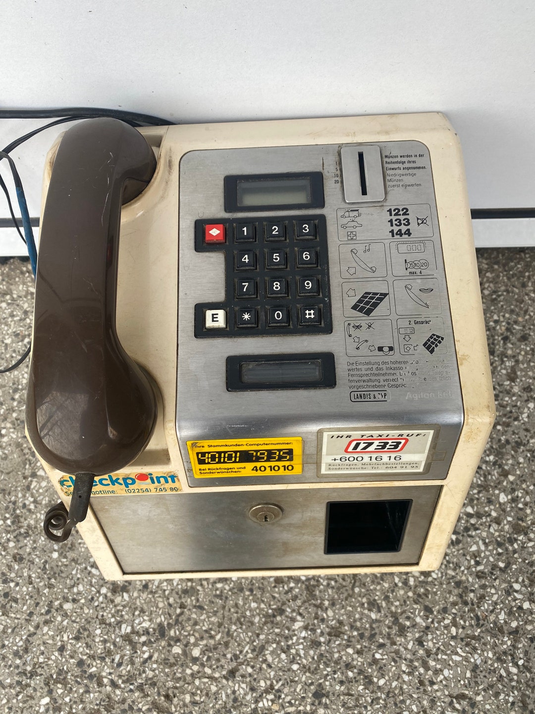 Vintage Coin Phone Austria - Etsy