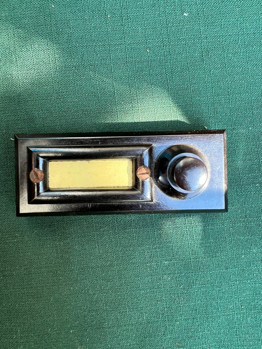 Vintage Germany Bakelite Door Bell Push Button Switch - Etsy