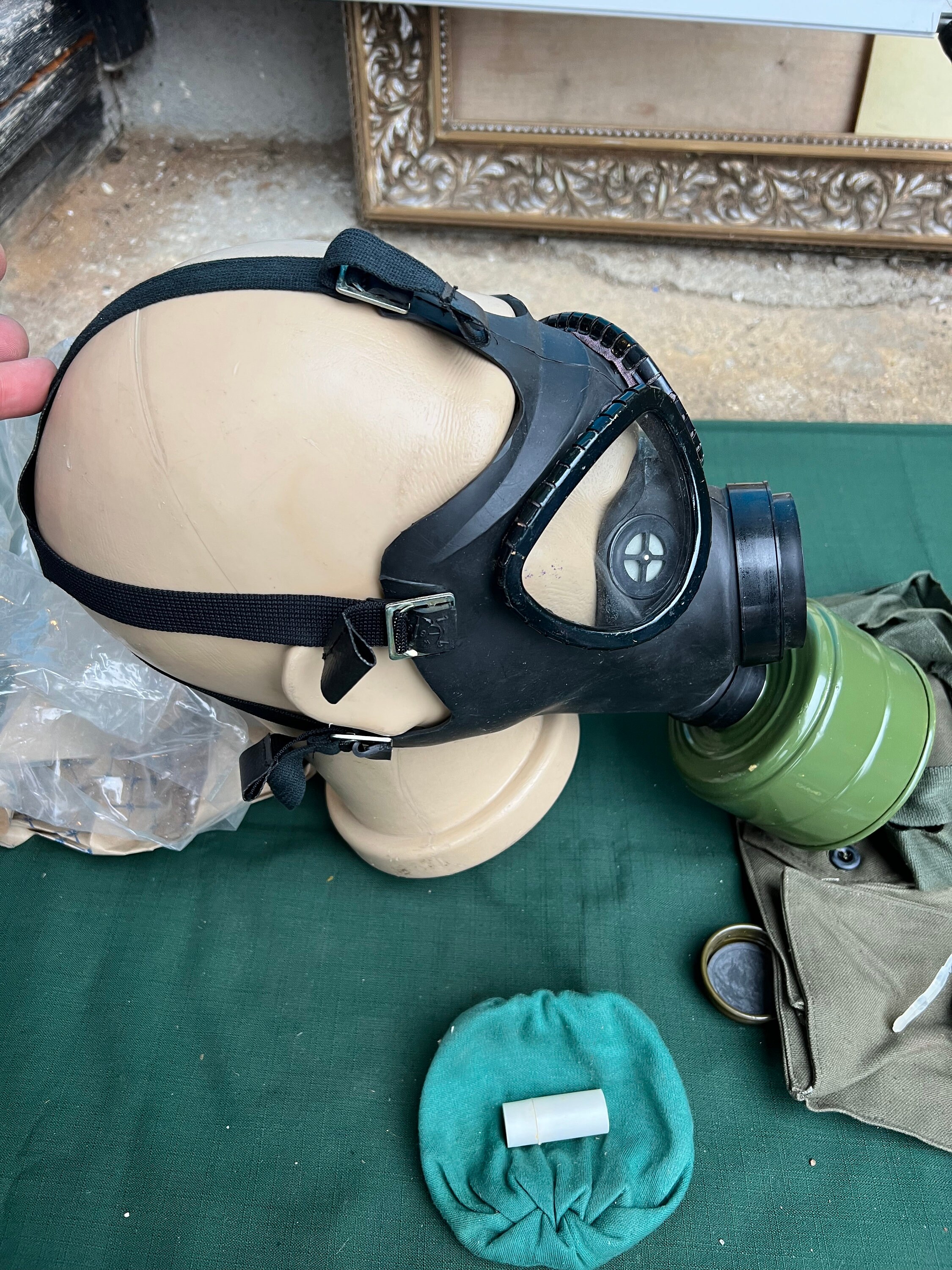 Military Gas Mask,army Gas Mask,black Rubber Mask,scary Mask,halloween ...