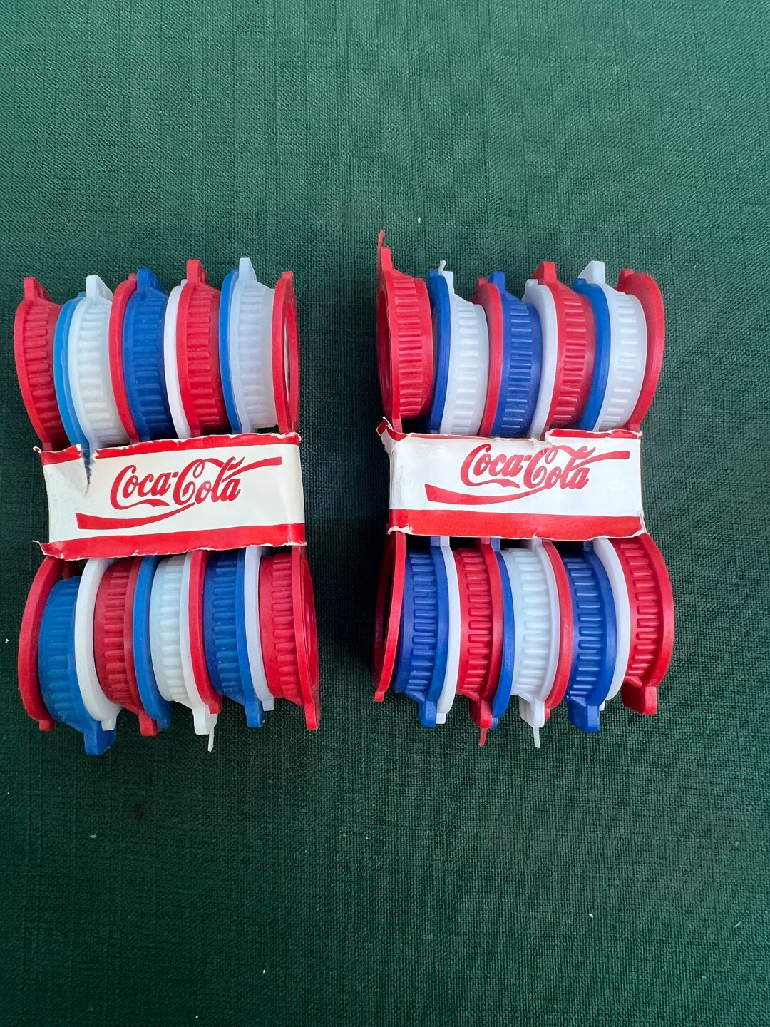 Vintage Set Caps Coca Cola - Etsy