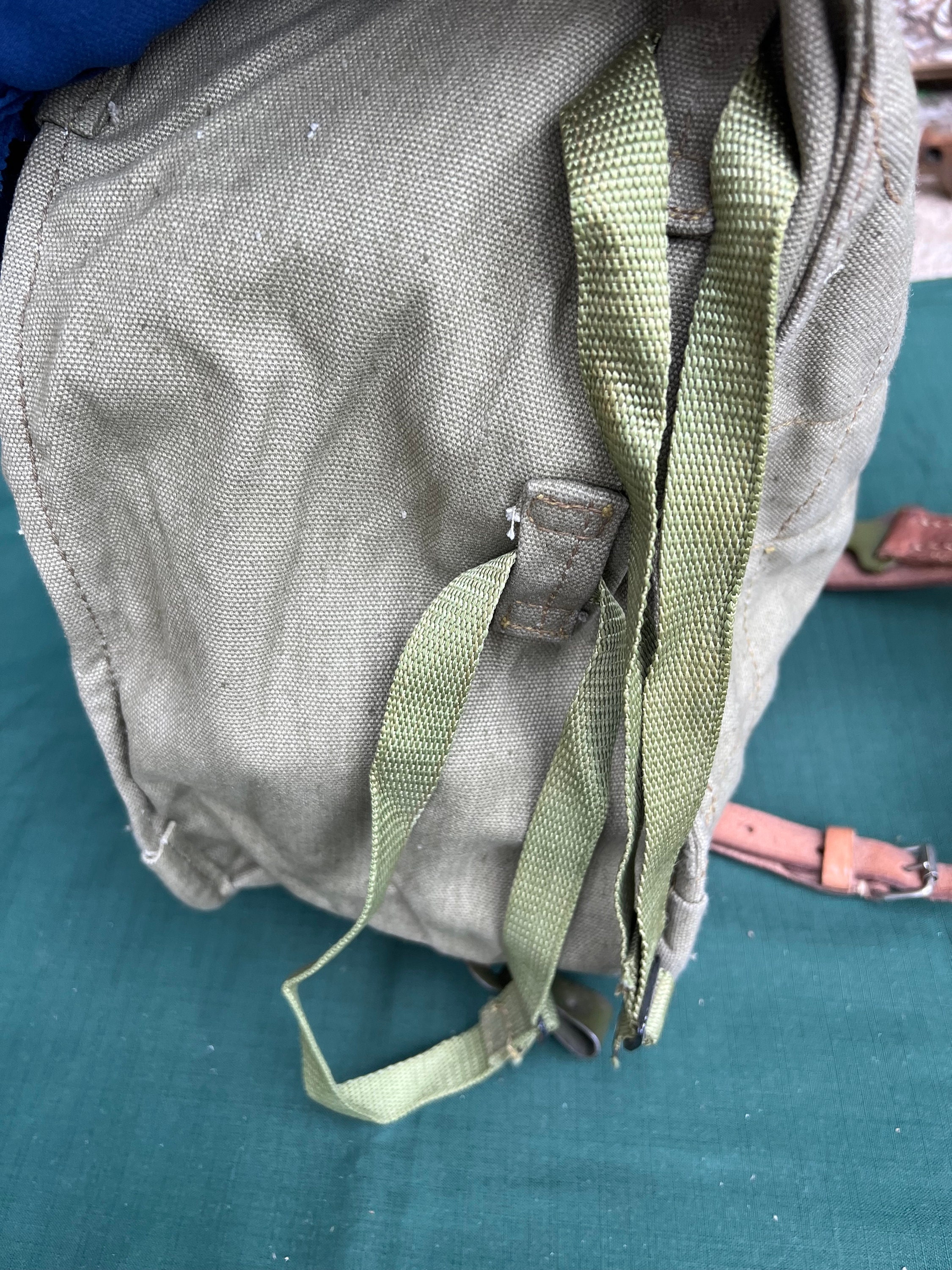 Vintage Military Backpack of the Romanian Army Retro RSR Demobil ...