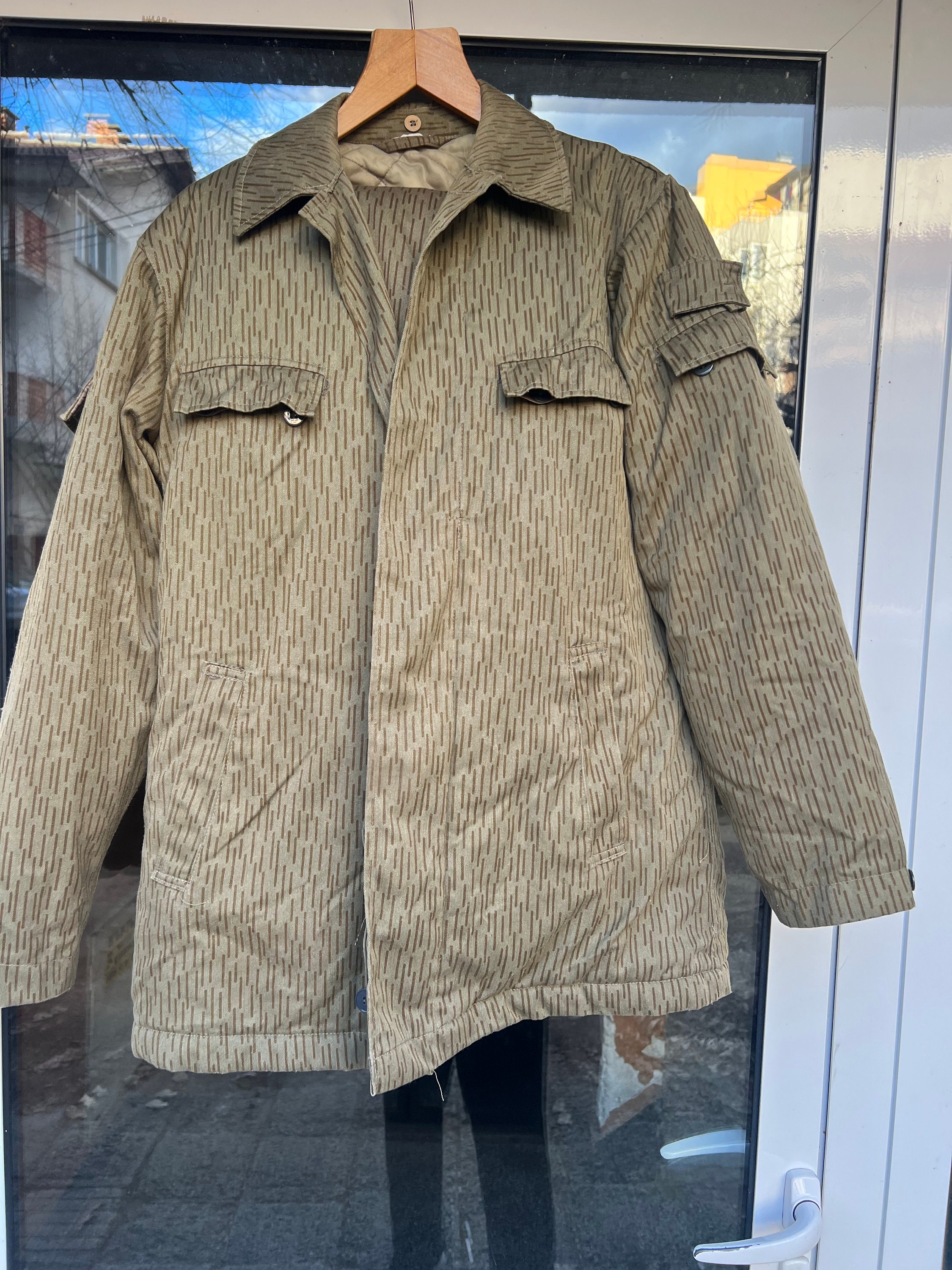 Rare East German Rain Camouflage Pants and Jacket Military Insulated - Etsy