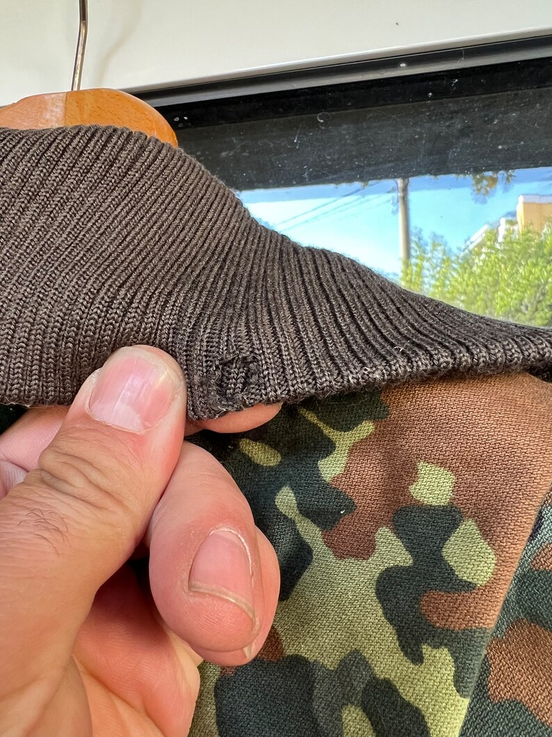 German Army PARKA Combat Jacket Original Flecktarn Camo Lined Loose ...