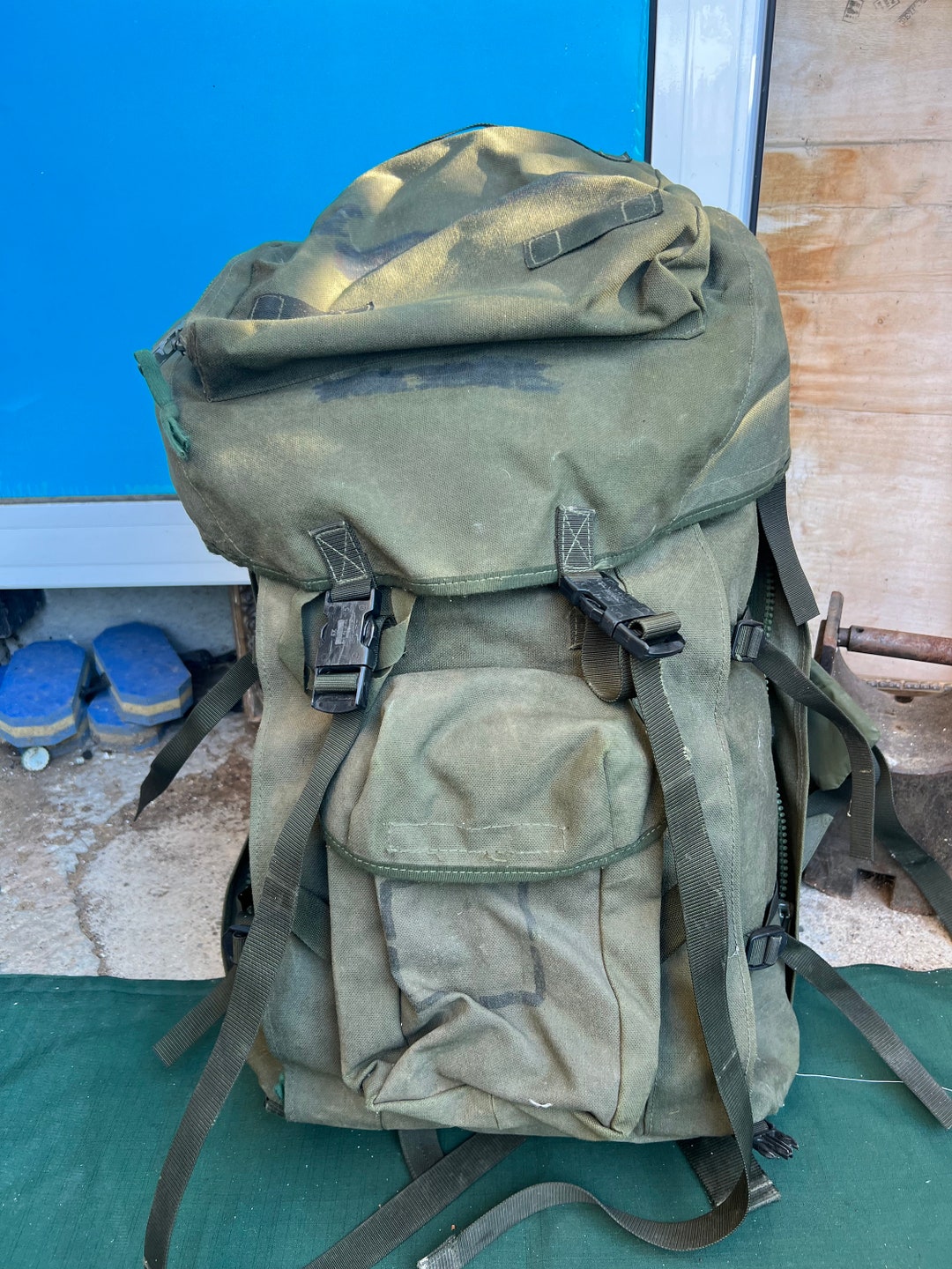 Vintage Military Swedish Army Backpack - Etsy