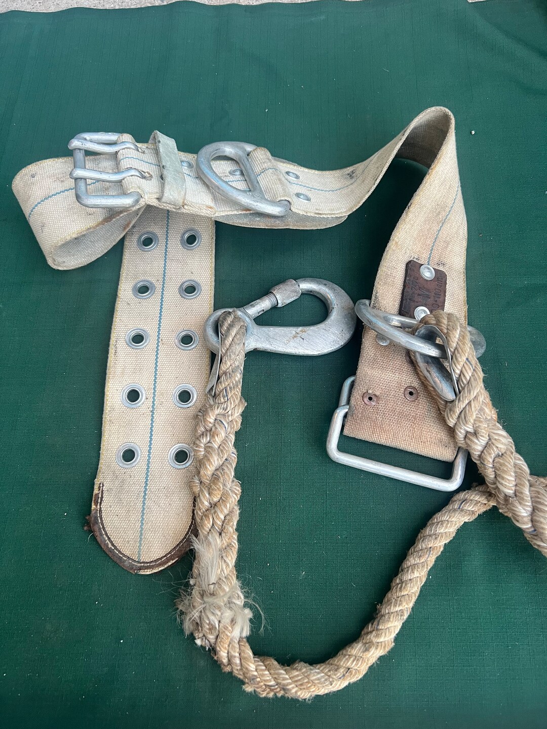 Rare Vintage Germany Fire Protection Feuerwehr Belts, Leather Belt With ...