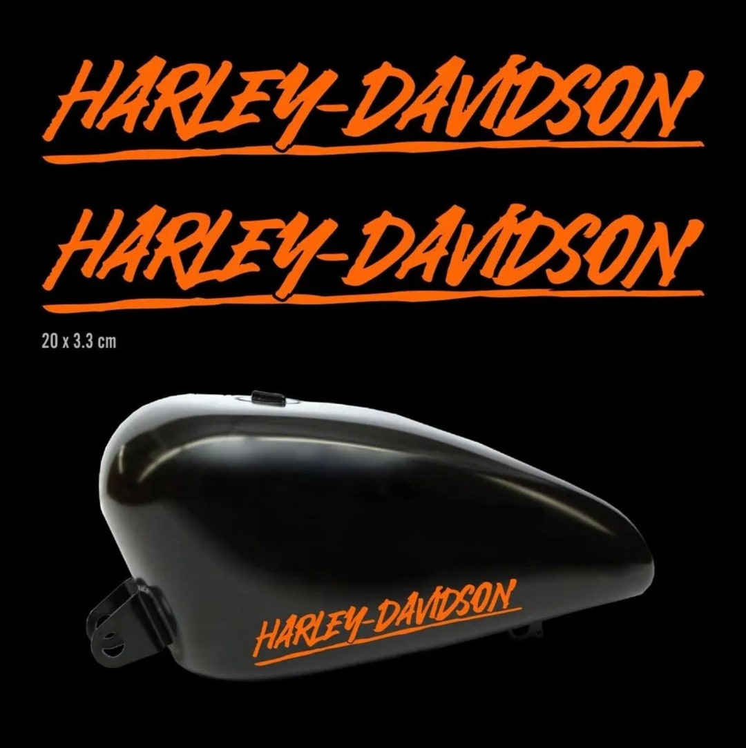 Harley Davidson Tank Decal - Etsy