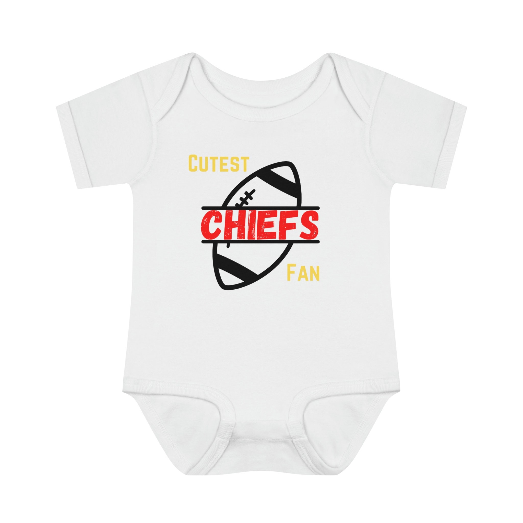 Cutest Chiefs Fan, Baby Bodysuit, Baby Chiefs Gear, Baby Chiefs Fan ...