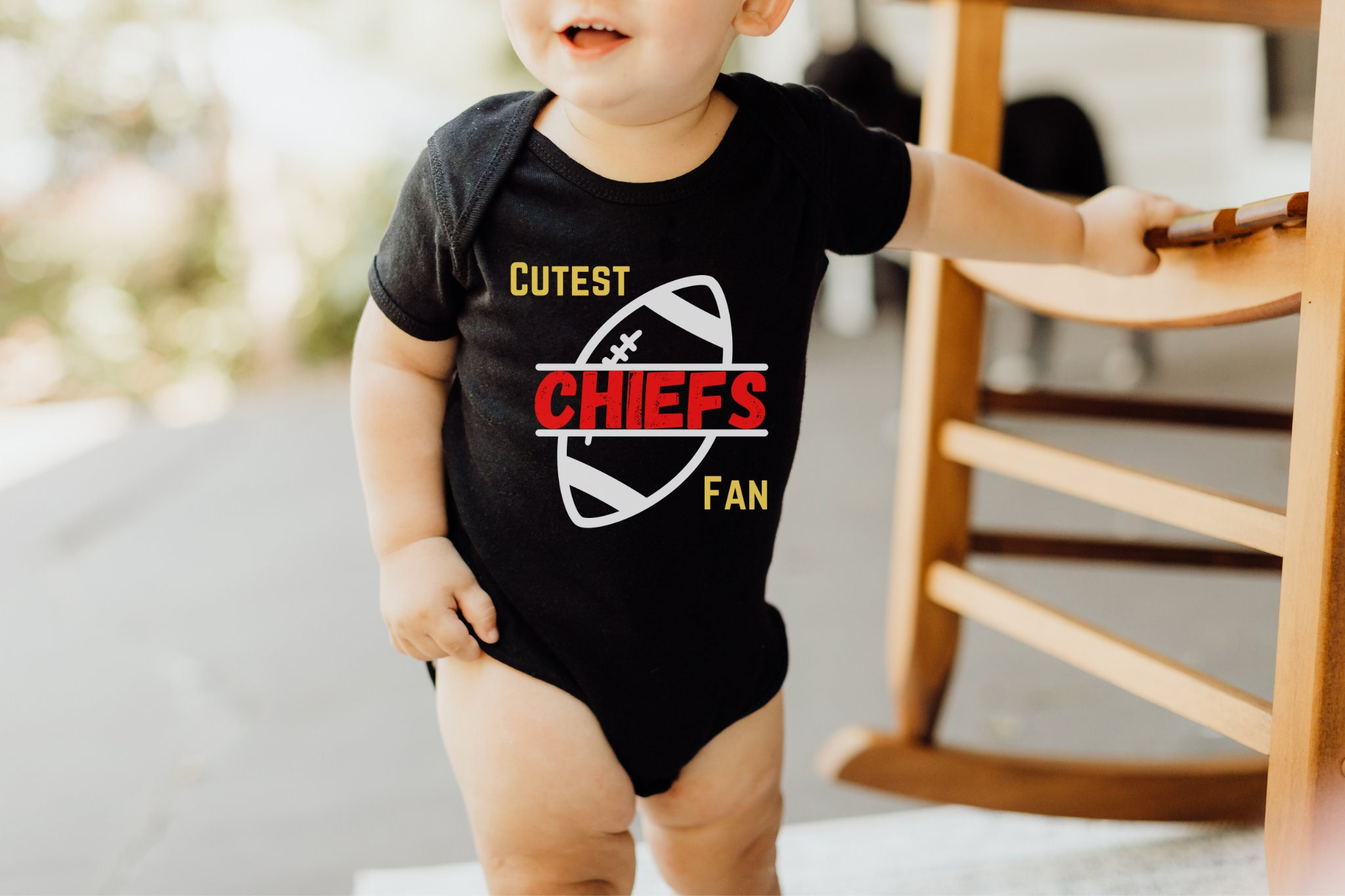 Cutest Chiefs Fan, Baby Bodysuit, Baby Chiefs Gear, Baby Chiefs Fan ...