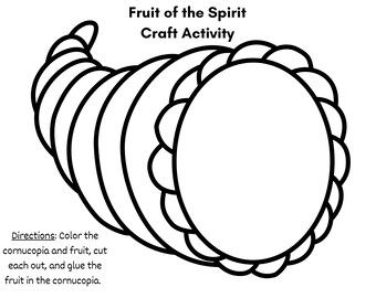Fruit of the Spirit Fruit Basket Craft - Etsy