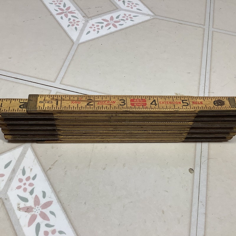Folding Wood Ruler - Etsy