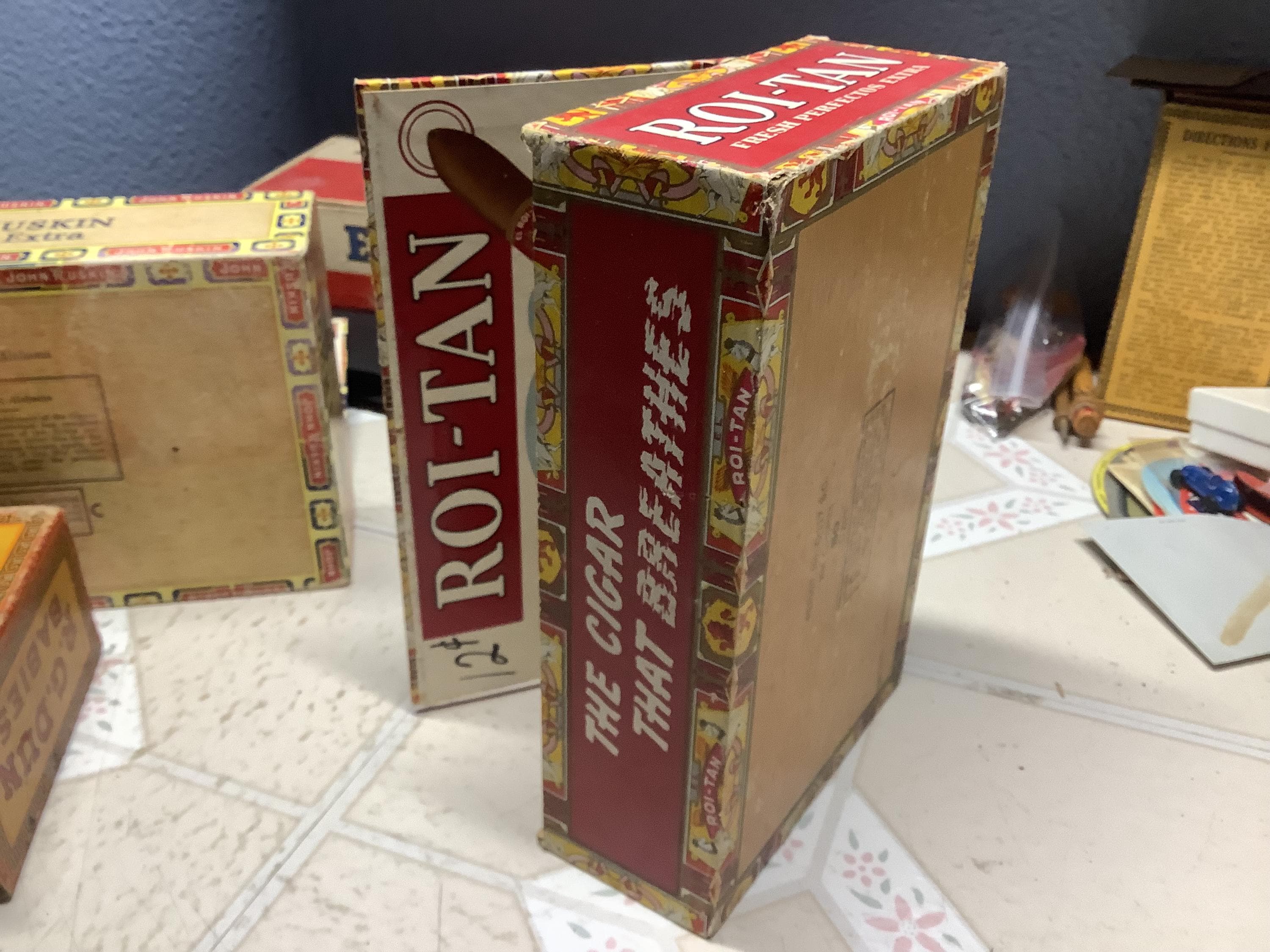 Cigar Boxes YOUR Choice Vintage Circa 1930’s Era (r.g.dun)-(john Ruskin ...