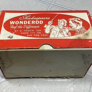Vintage BOX for 1946M Shakespeare Service Level Wind Handle, Brochure ...