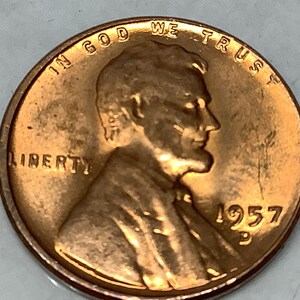 1957-D Lincoln FILLED 9 & B Viewed on Variety Vista as a DDO-001 Stage G Wheat Cent. Has ...