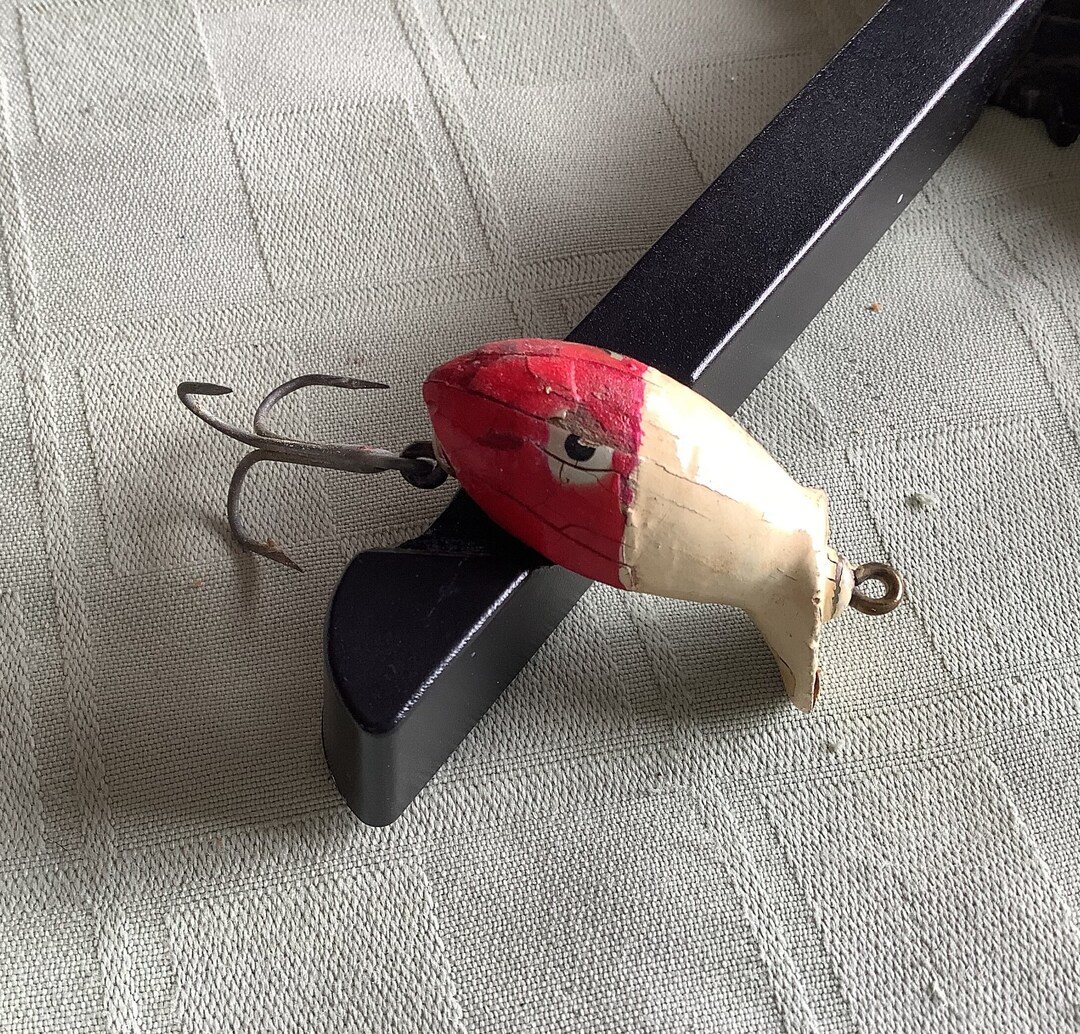 Wooden Fishing Plug Peanut Style Trolling Lure Circa 1960’s From ...