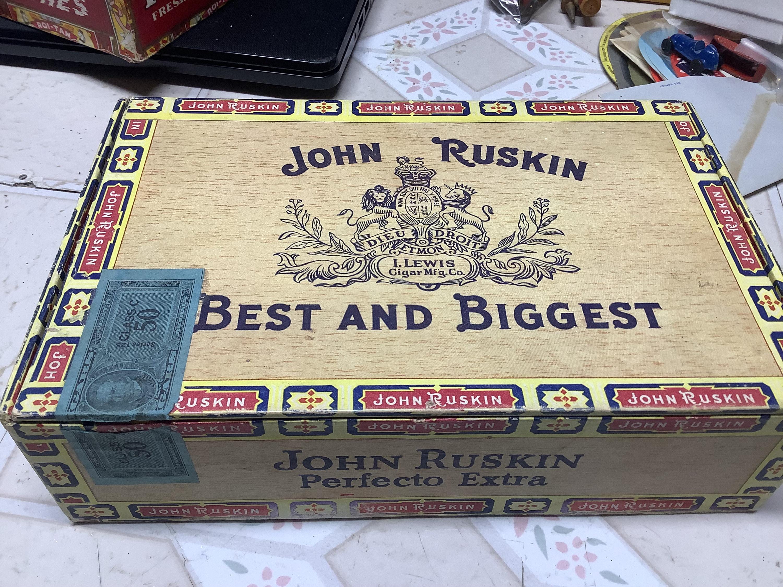 Cigar Boxes YOUR Choice Vintage Circa 1930’s Era (r.g.dun)-(john Ruskin ...
