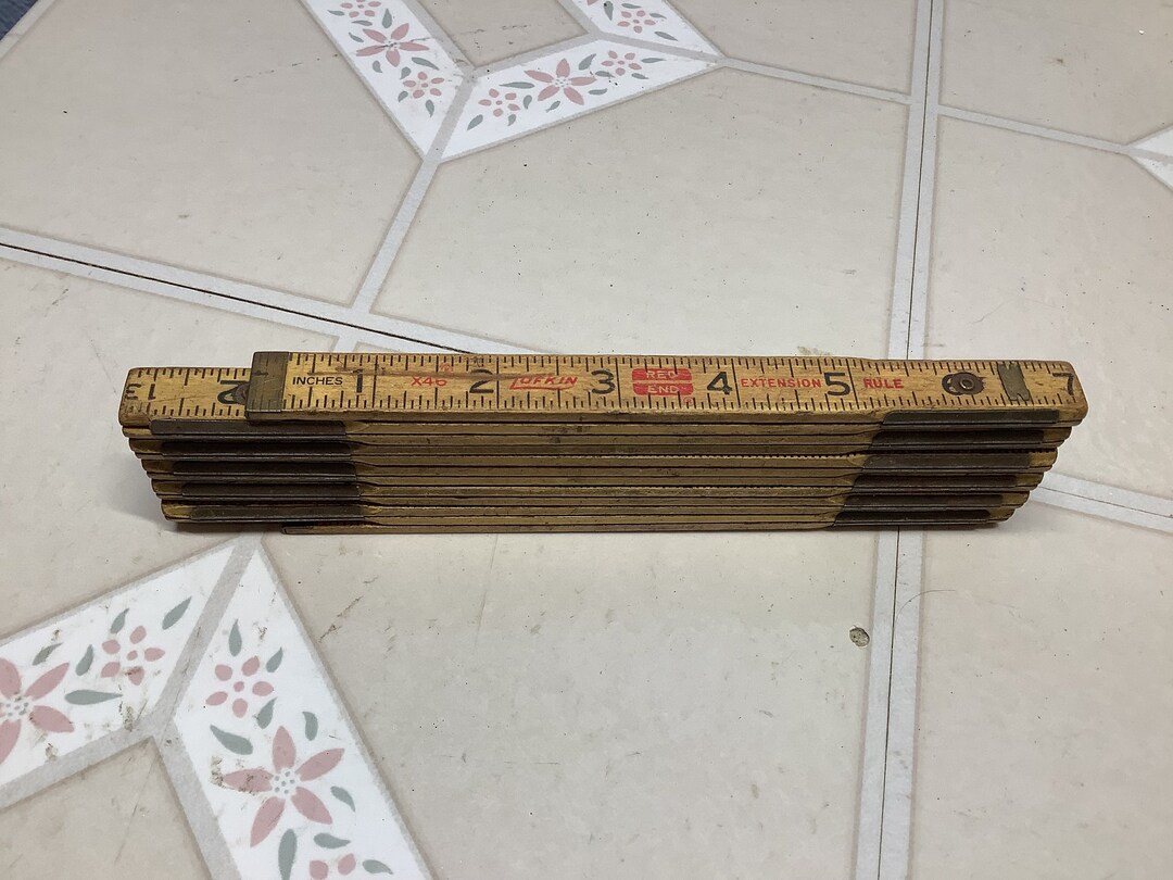 Vintage Wood Folding Measure. Lufkin MFG No. X46 From My Fathers ...