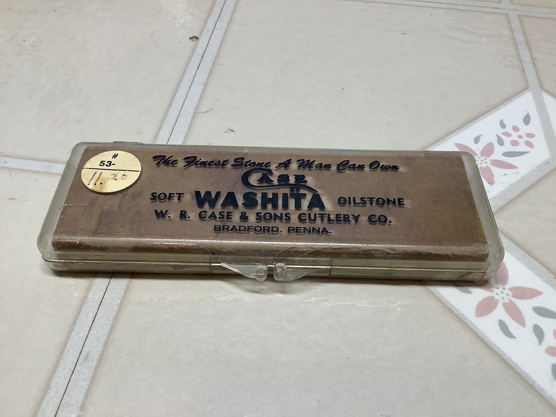 Case XX Washita Soft Oilstone. It Was Broken and Glued Together. Came ...